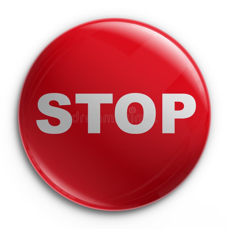 Badge - STOP stock illustration. Illustration of shiny - 5984421