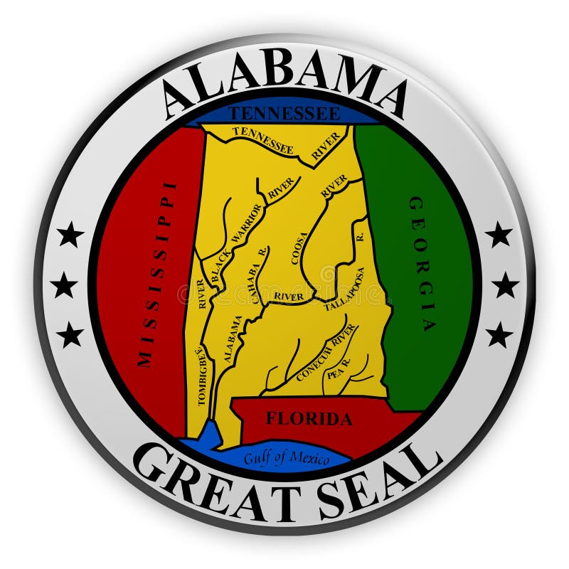 Alabama State Seal Stock Illustrations – 478 Alabama State Seal Stock ...