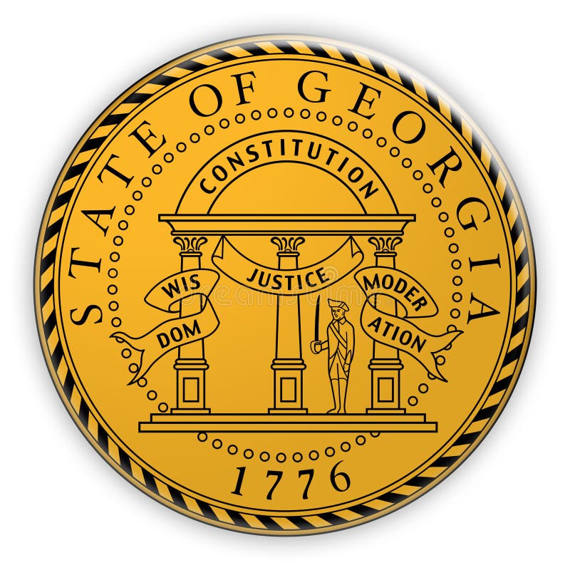 State Georgia Seal Stock Illustrations – 648 State Georgia Seal Stock ...