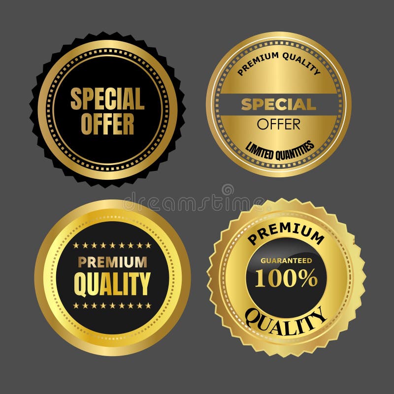 Badge vector stock vector. Illustration of guarantee - 345968147