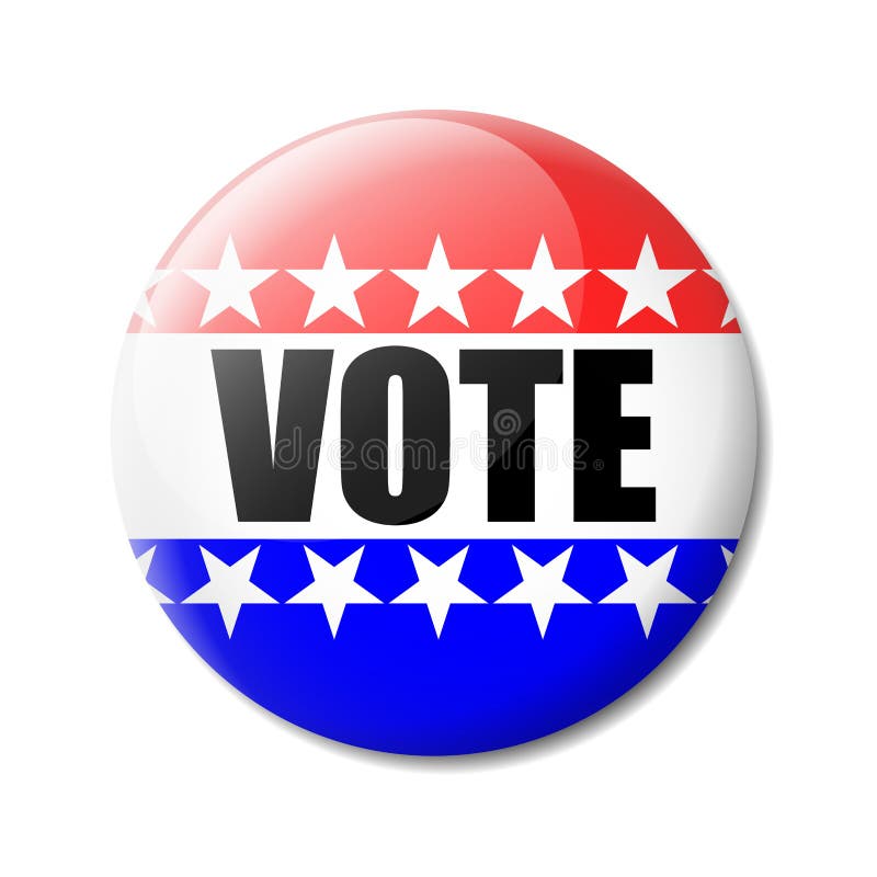 Vote button stock illustration. Illustration of civics - 23080255