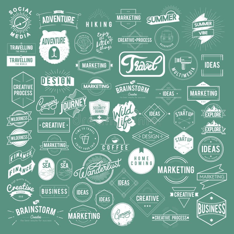 Badge with Word Collection Vector Illustration Concept Stock Vector ...