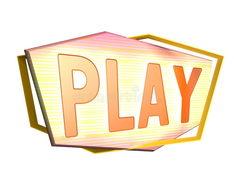 Word Play, Simple Design Ideas. Stock Illustration - Illustration of ...