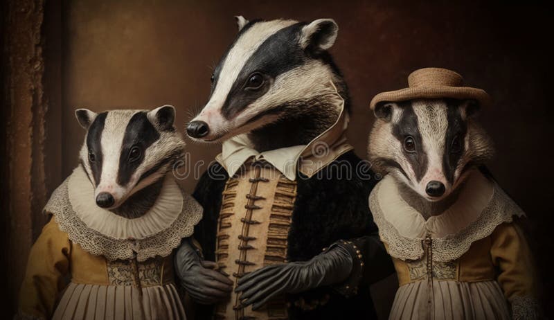 Badger Dress Stock Illustrations – 35 Badger Dress Stock Illustrations ...