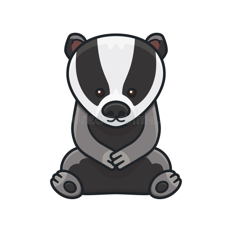3D Badger Character - AI Generated Artwork Stock Illustration ...