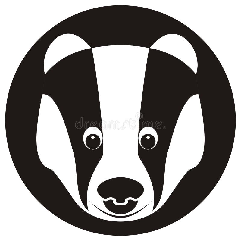 Badger Front Stock Illustrations – 92 Badger Front Stock Illustrations ...