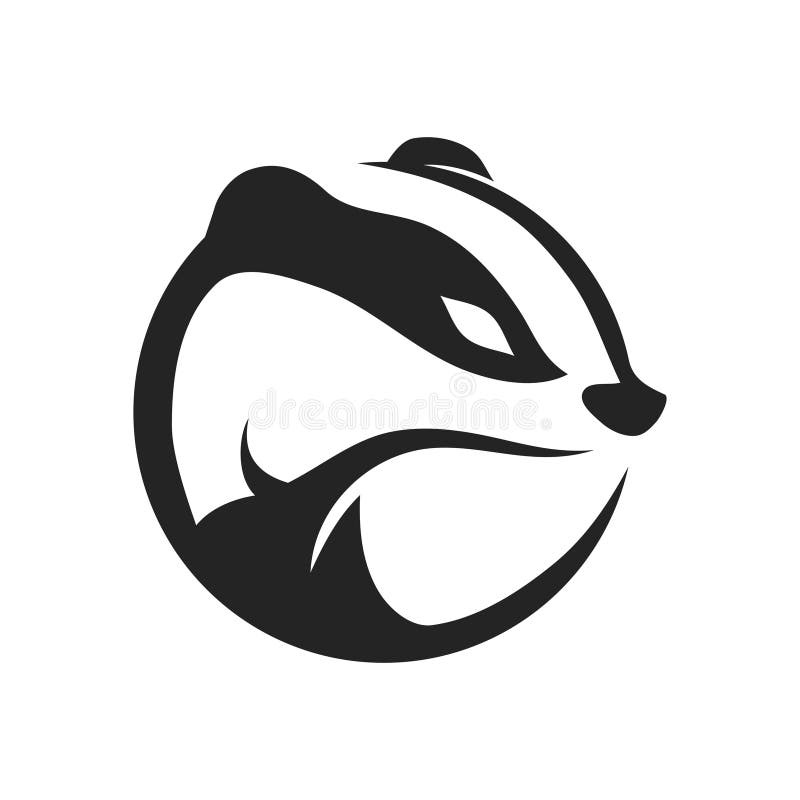 Badger Logo Template Isolated. Brand Identity. Icon Abstract Vector ...