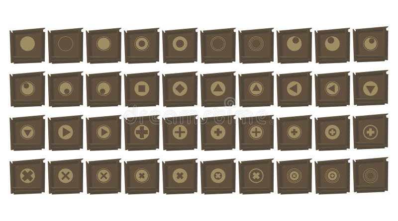 Brown framework stock vector. Illustration of children - 13533689