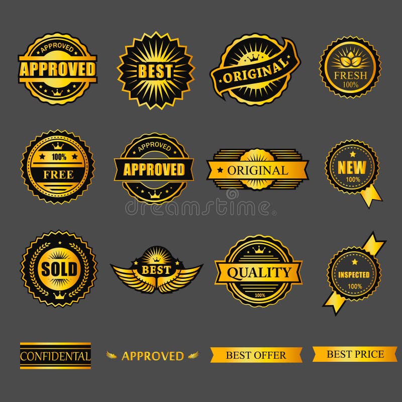 Business Guarantee Badge stock vector. Illustration of insurance - 14553792