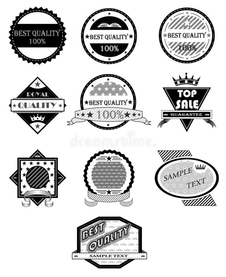 Badges vector set stock vector. Illustration of customer - 32281774