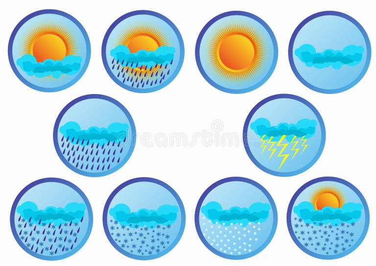 Badges weather stock illustration. Illustration of value - 18974362