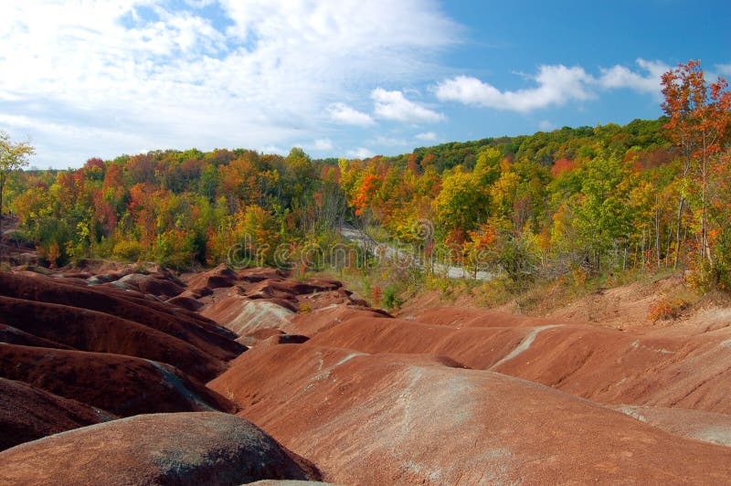 Badlands stock photo. Image of colorful, autumn, white - 11085298