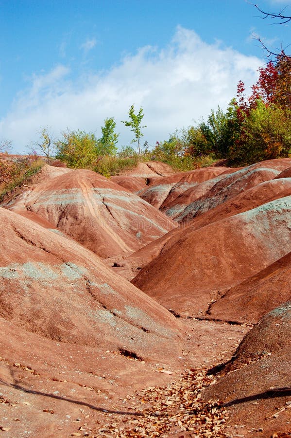 Badlands stock photo. Image of colorful, leaf, fall, cloud - 11085442