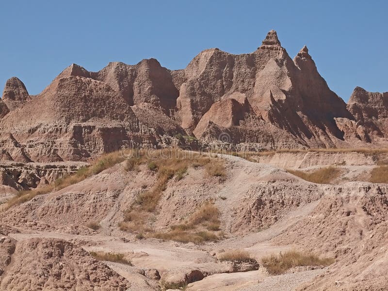 Badlands stock photo. Image of region, badlands, clouds - 23646818