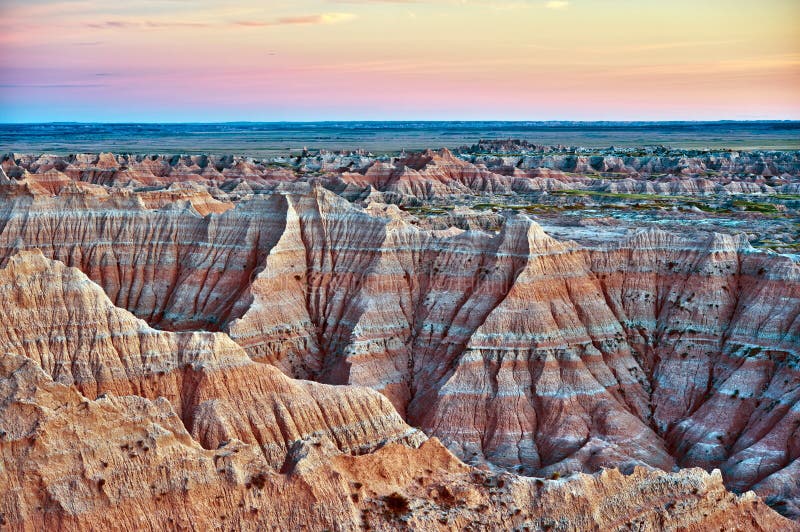Sunset In The Nebraska Badlands Stock Photo - Image of evening ... Sunset In The Nebraska Badlands Stock Photo - Image of evening ...