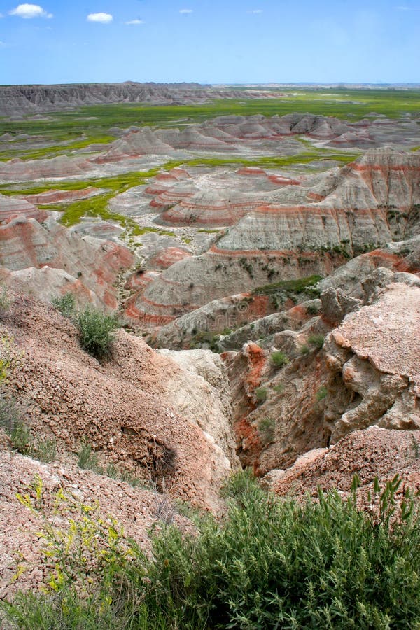 Badlands National Park SD stock photo. Image of desert - 10533554