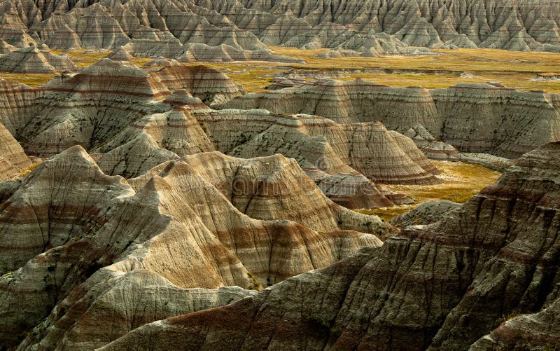 Rocks in the Badlands stock image. Image of park, world - 10588889