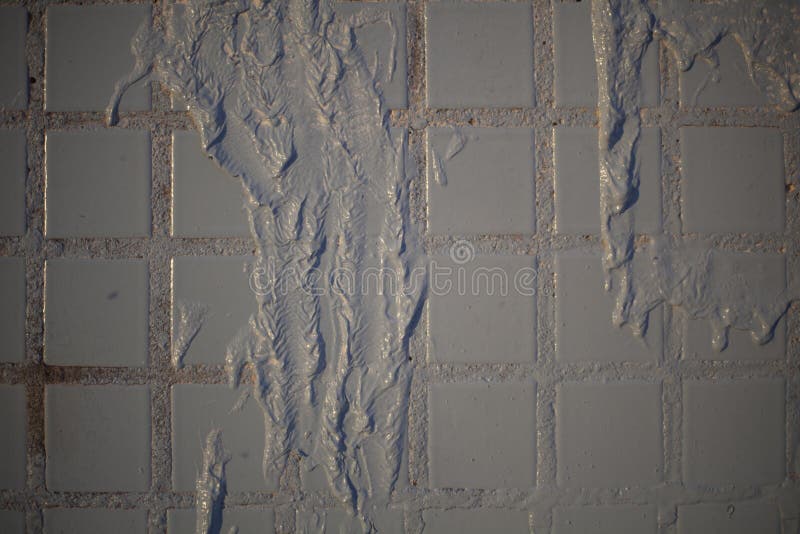 Smudges of Paint on the Wall. Stock Image - Image of abstract, repair ...