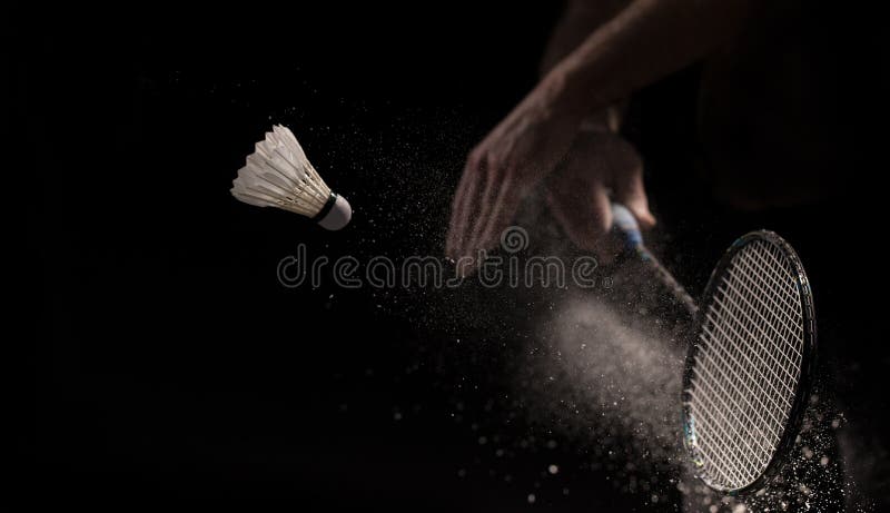 Badminton Action , Badminton Shuttlecock, Fast Shuttlecock Stock Photo ...