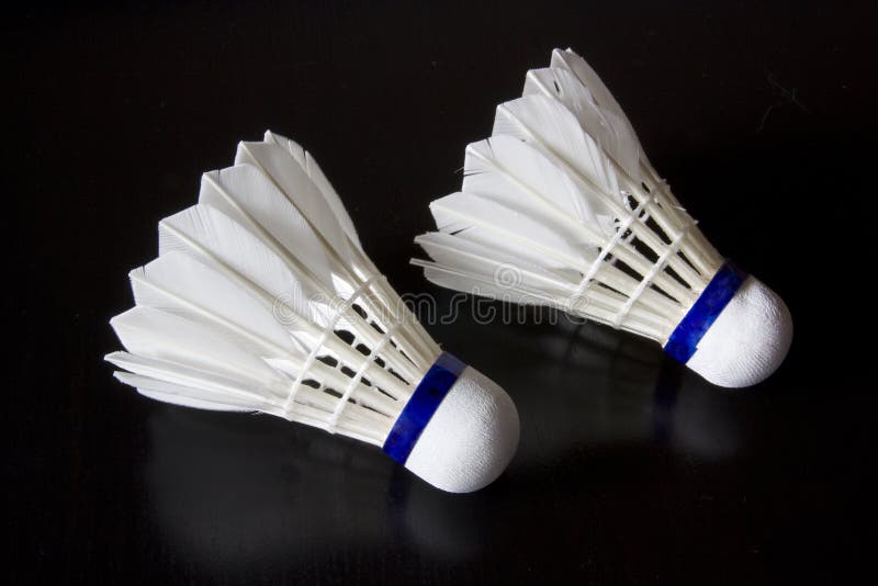 Badminton Birds stock photo. Image of white, black, objects - 10538642