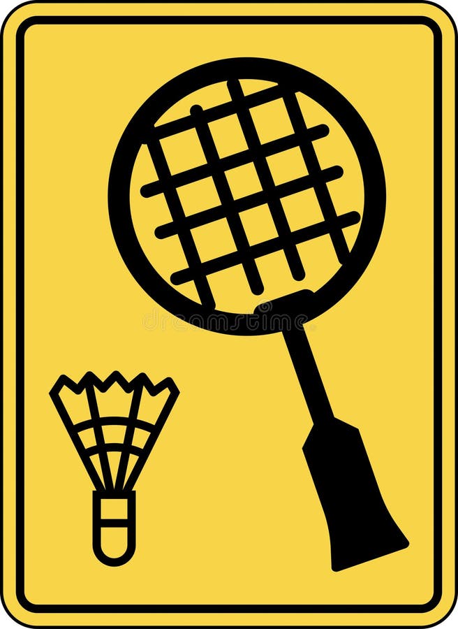 Badminton Black White Stock Illustrations – 3,552 Badminton Black White ...