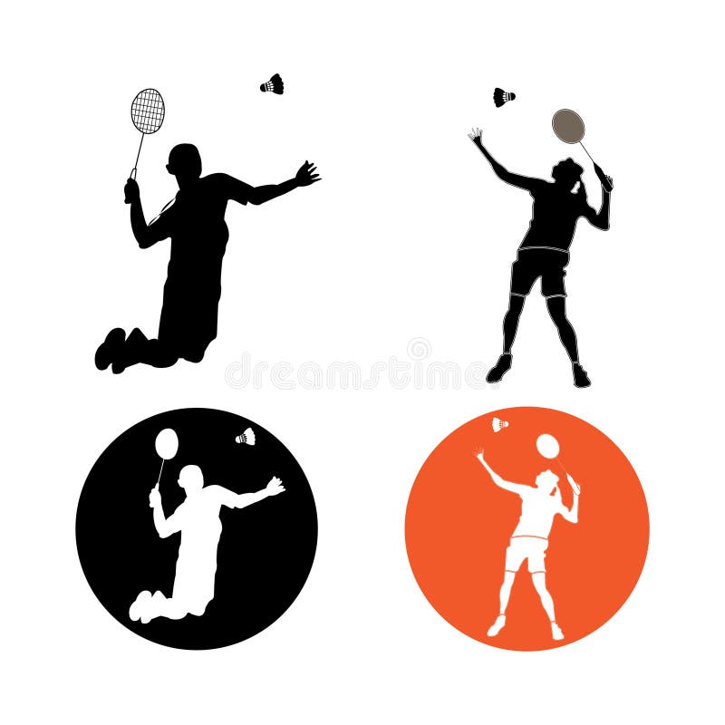 Badminton icon stock vector. Illustration of icon, female - 282965960