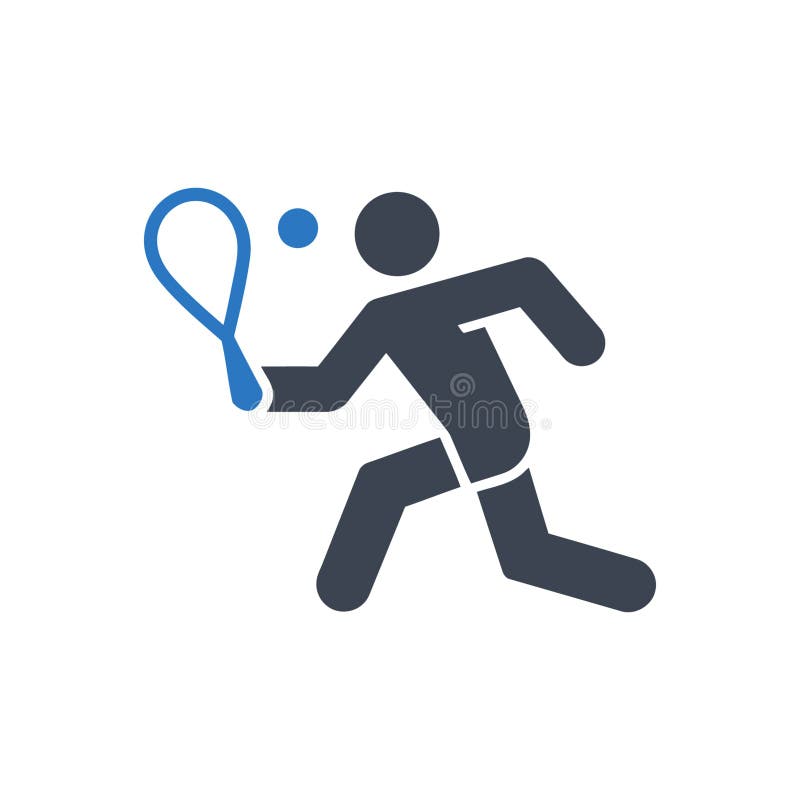 Badminton Icon Logo Sign Vector Outline Stock Vector - Illustration of ...