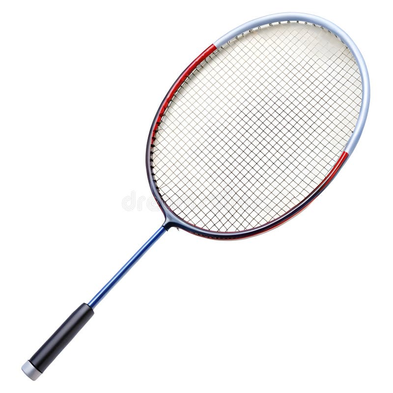 Badminton Rocket Isolated on White Background Stock Illustration ...