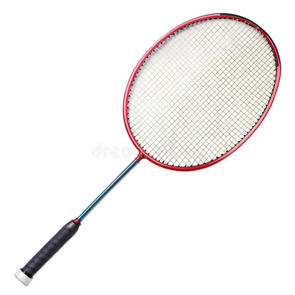 Badminton Rocket Isolated on White Background Stock Illustration ...