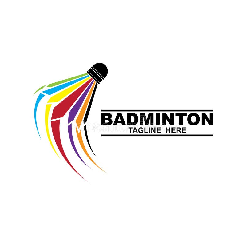 Badminton Logo Illustration Design Stock Vector - Illustration of ...
