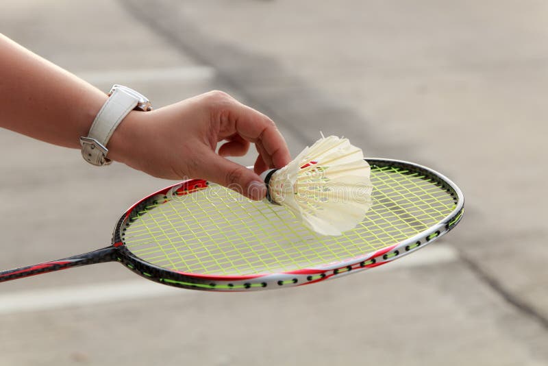 Badminton player hand stock image. Image of exercise - 31136493