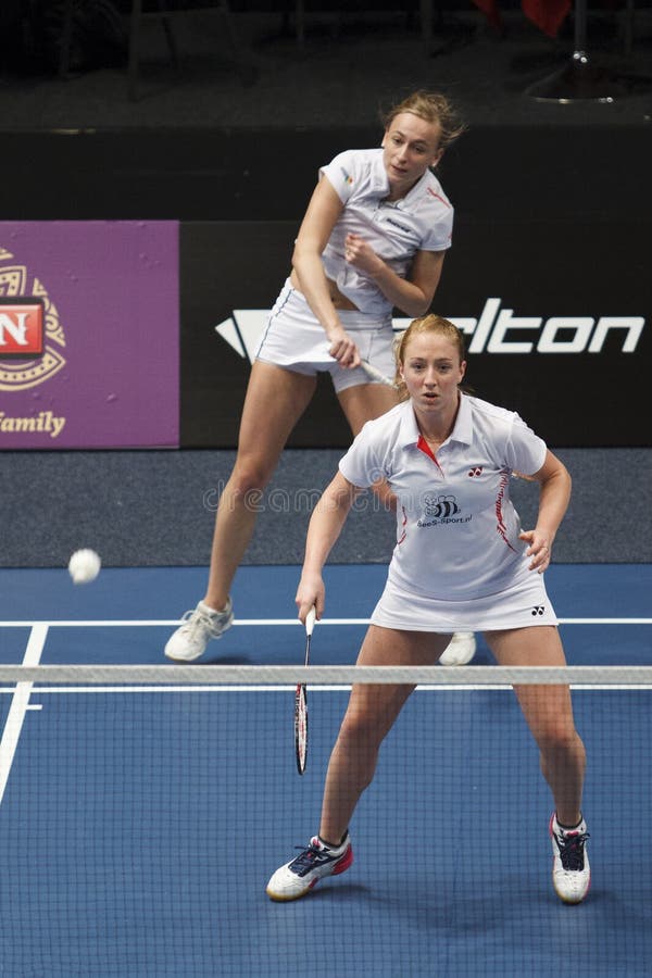 Badminton Players Robin Tabeling and Mayke Halkema Editorial Stock ...