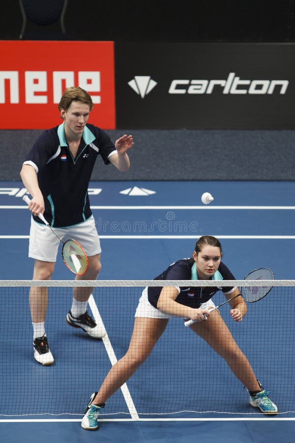 Badminton Players Robin Tabeling and Mayke Halkema Editorial Stock ...