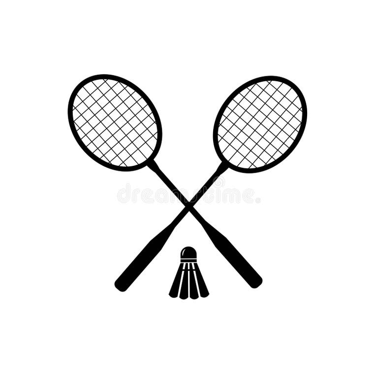 Badminton racket icon stock vector. Illustration of leisure - 282883120