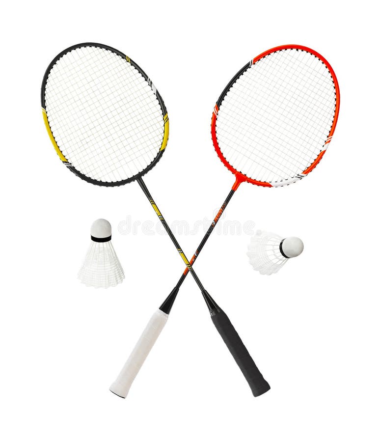 Badminton racket stock image. Image of playing, plastic - 44047341