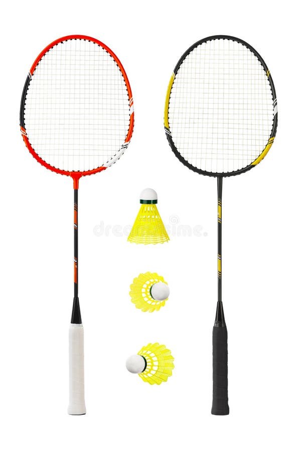 Badminton racket stock image. Image of playing, plastic - 44047341