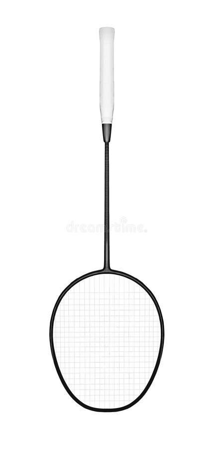 Badminton Racket Isolated on White Stock Photo - Image of leisure ...