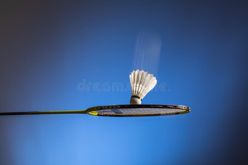 Badminton Racket and Shuttlecock Stock Photo - Image of competition ...
