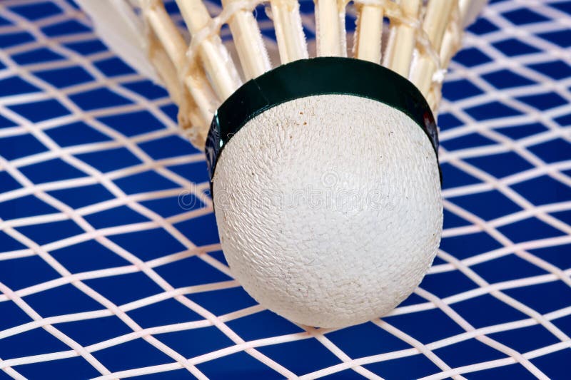 Badminton Racket and Shuttlecocks Stock Image - Image of cork, sports ...