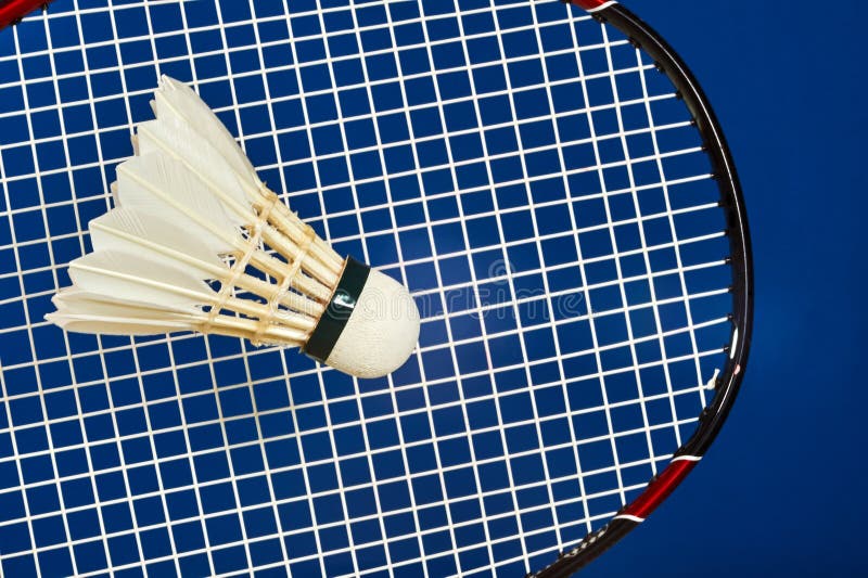 Badminton Racket and Shuttlecocks Stock Image - Image of badminton ...