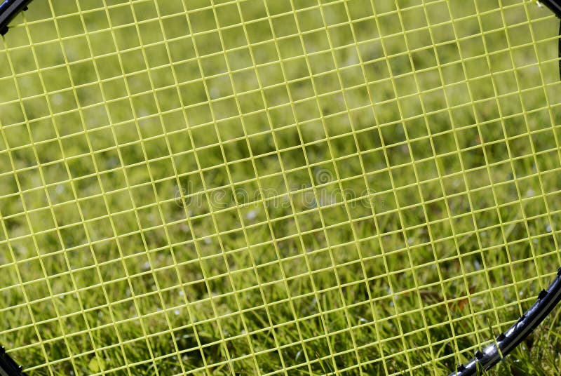 Badminton racket strings stock image. Image of sport - 10907101