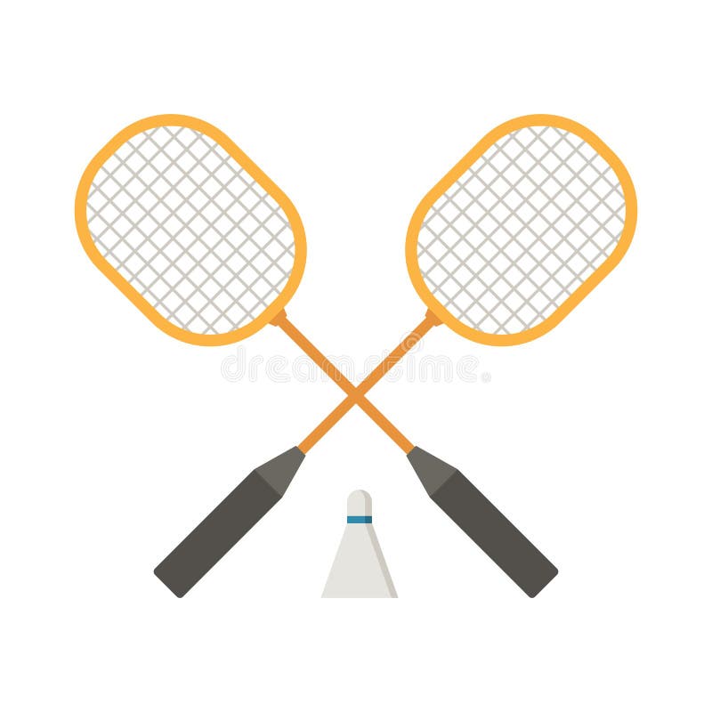 Badminton Rackets stock vector. Illustration of game - 80115163