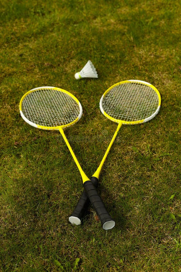 Badminton rackets stock photo. Image of recreation, pursuit - 54032828