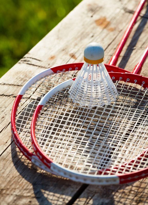 Badminton stock image. Image of outdoors, recreational - 39282865