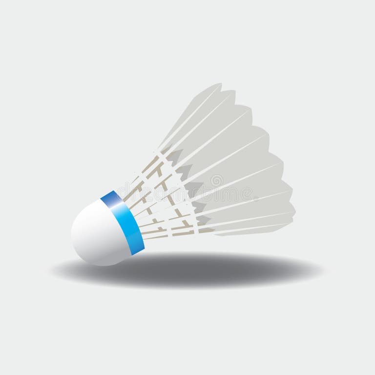 Badminton Shuttle Cock. Vector Illustration Decorative Design Stock ...