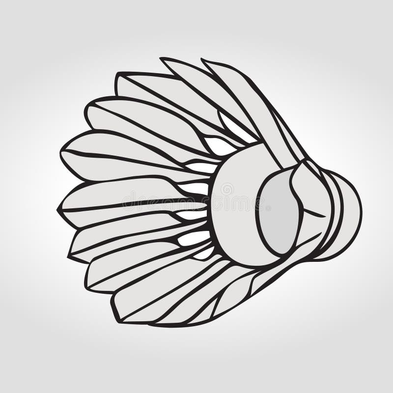 Badminton Shuttlecock or Badminton Ball Vector Set Stock Vector ...