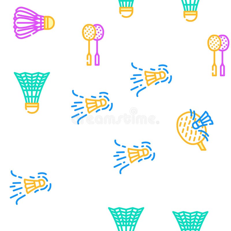 Badminton kid vector stock vector. Illustration of happy - 281071080
