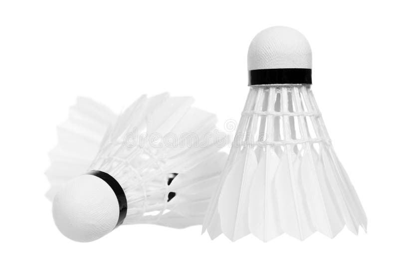 Shuttlecock Isolated on White Background Stock Photo - Image of ...