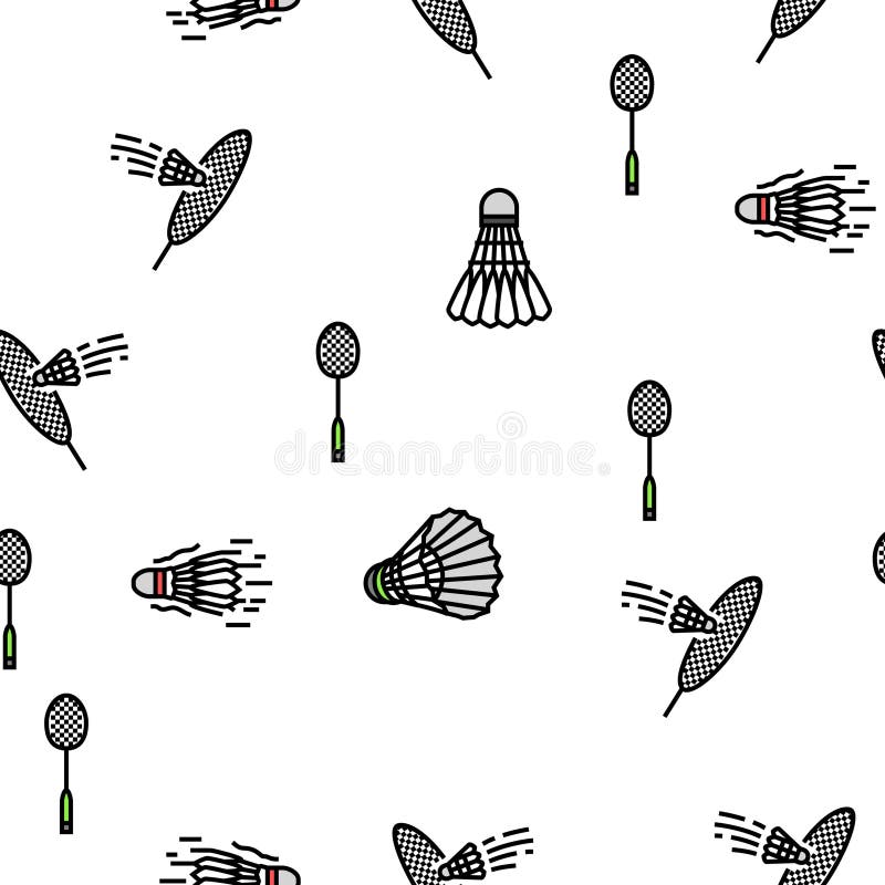Pattern Badminton Color Vector Image Stock Illustrations – 202 Pattern ...