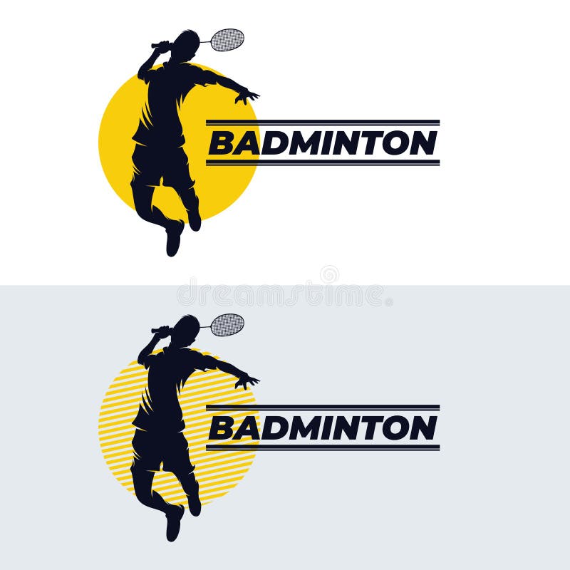 Badminton Smash Logo Design Inspiration Stock Vector - Illustration of ...